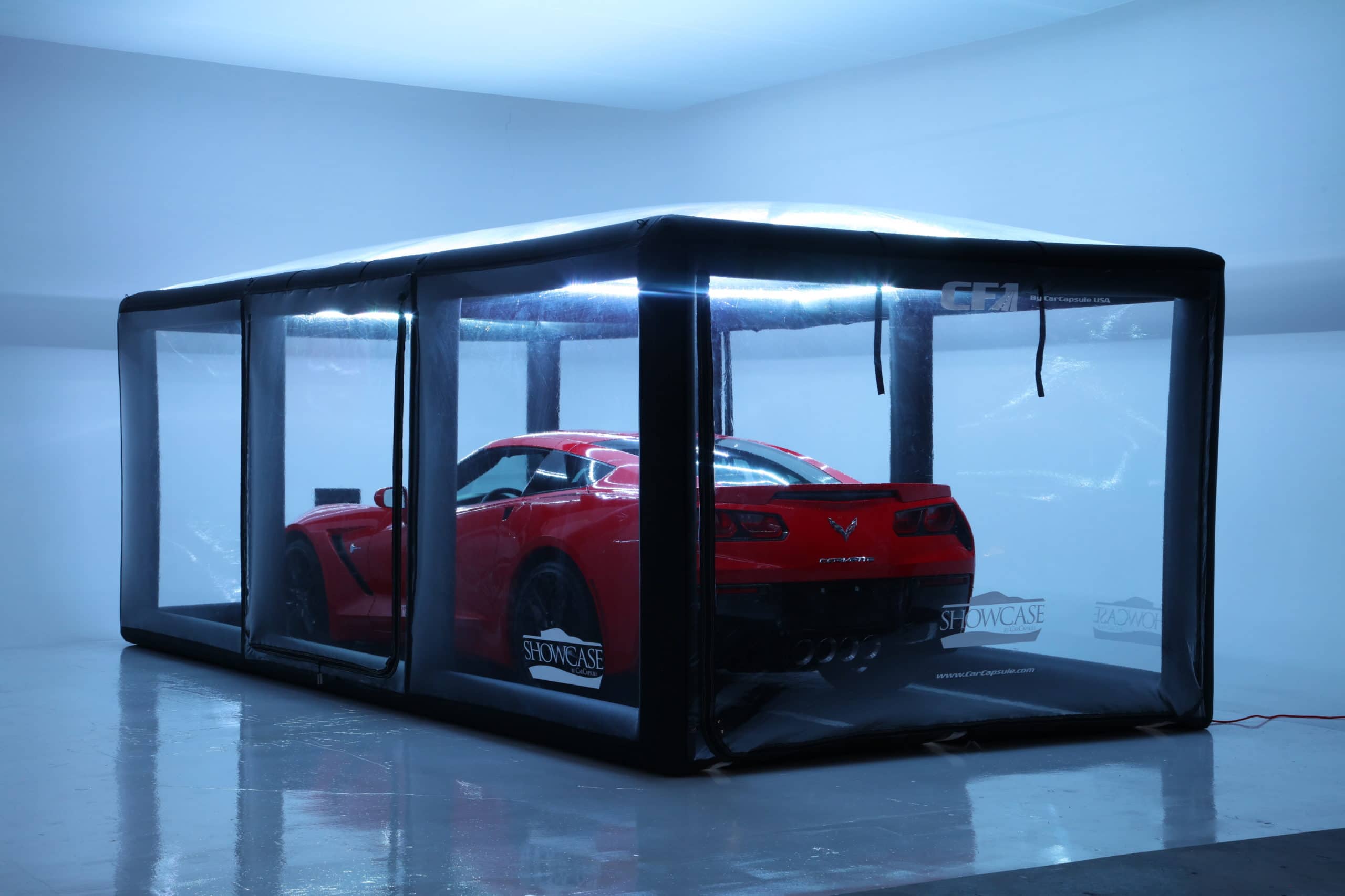 The CarCapsule Vehicle Showcase Is A Portable Garage - Boss Hunting